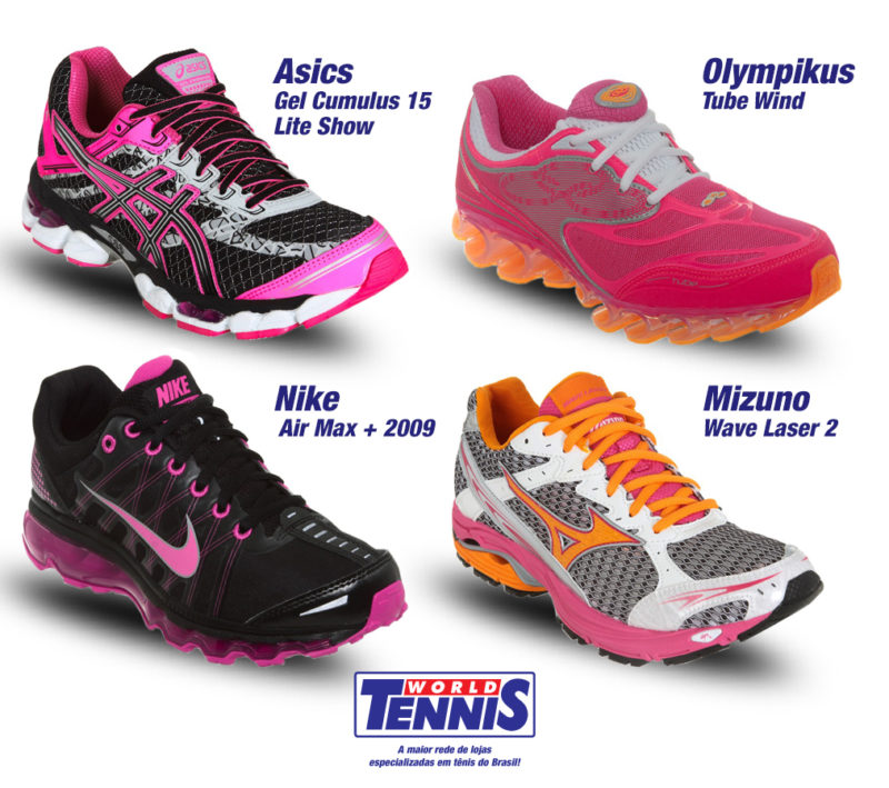 Novidades para academia – Tênis feminino – World Tennis